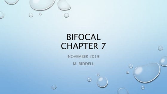 Bifocal Chapter 9 | PPT