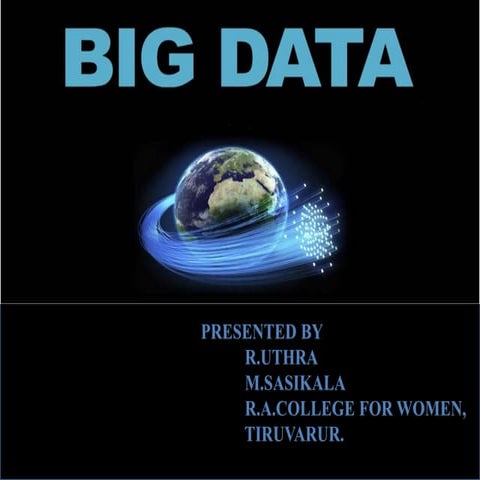 BigData | PPTX | Databases | Computer Software and Applications
