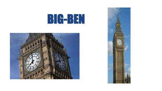Big Ben | PPTX | World/International Music | Music