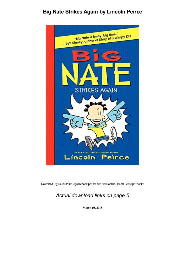 Big Nate Strikes Again by Lincoln Peirce pdf
