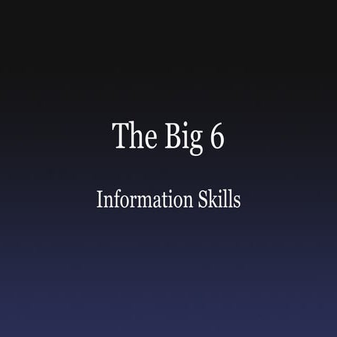 Big Six | PPT