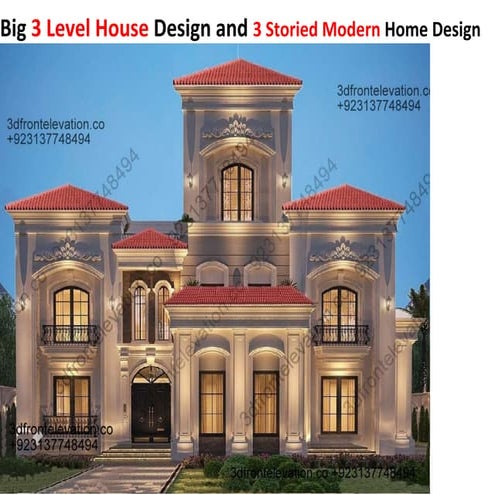 Big 3 Level House Design and 3 Storied Modern Home Design.pdf