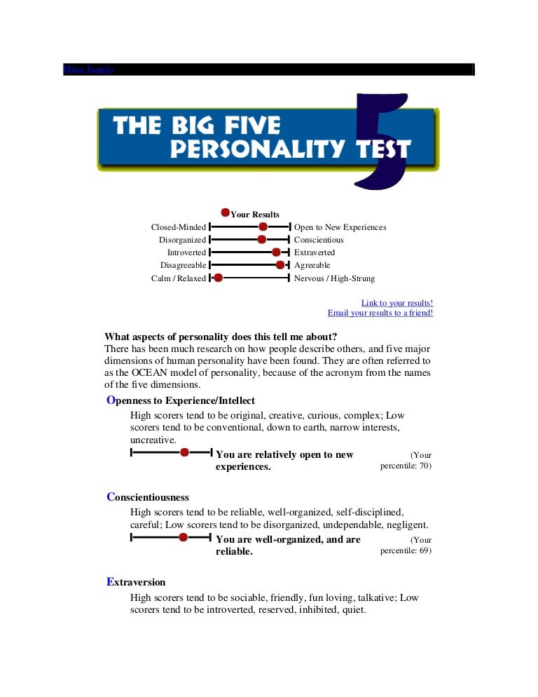 Big 5 Personality Test Ocean big-5-personality-test-ocean