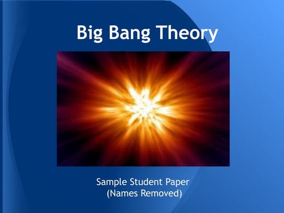 Big Bang Theory | PPTX