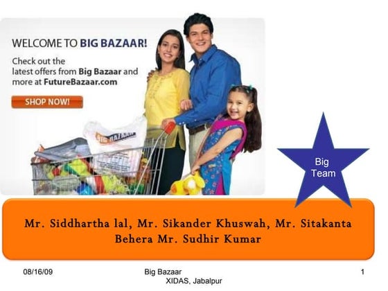 BIG BAZAAR - MARKETING MIX | PPT