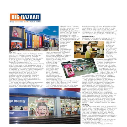 Big bazaar | PDF