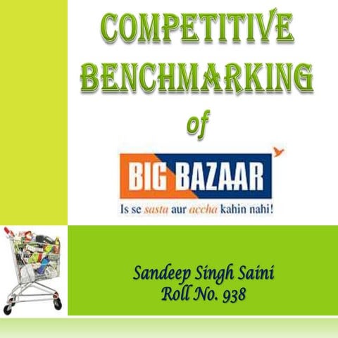 Competitive Benchmarking of Big bazaar | PPTX | Retail Industry ...