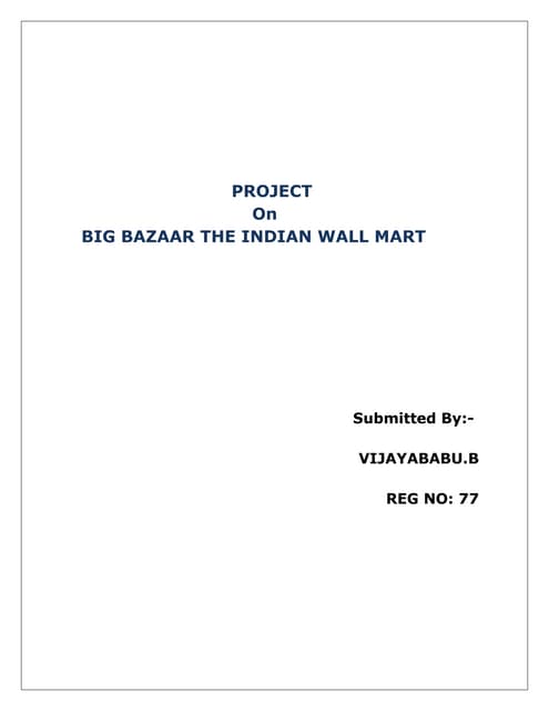 Big Bazaar - Outdoor Branding Case Study | PPT