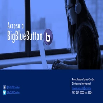 Tutorial de BigBlueButton | PDF