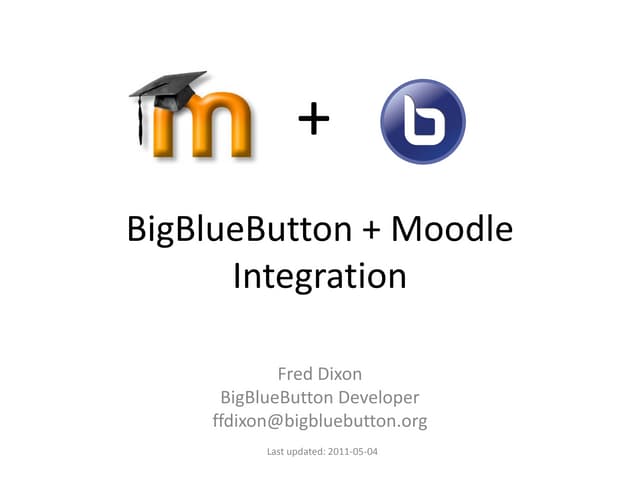 Bigbluebutton Moodle Integration Pdf Web Conferencing Computer