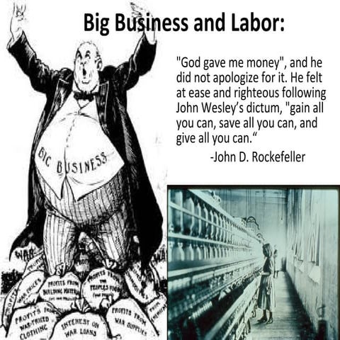 Big Business and Labor | PPT