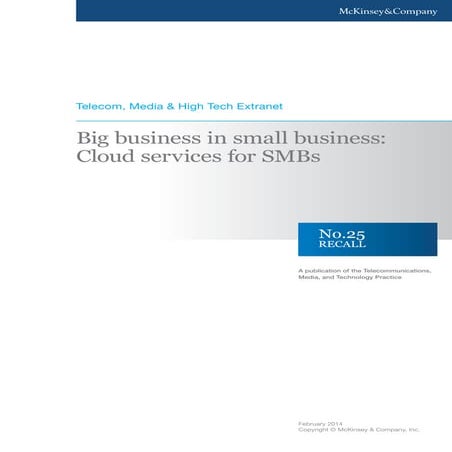 Big business in small business: Cloud services for SMBs | PDF