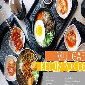 STUDY CASE: MUJIGAE KOREAN RESTO | PPTX