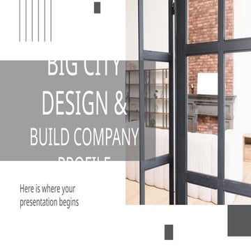Big City Design & 11Build Company Profile | PPT