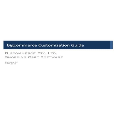 Bigcommerce Template Guide 1 1 Pdf