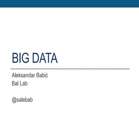 Big data project | PPTX