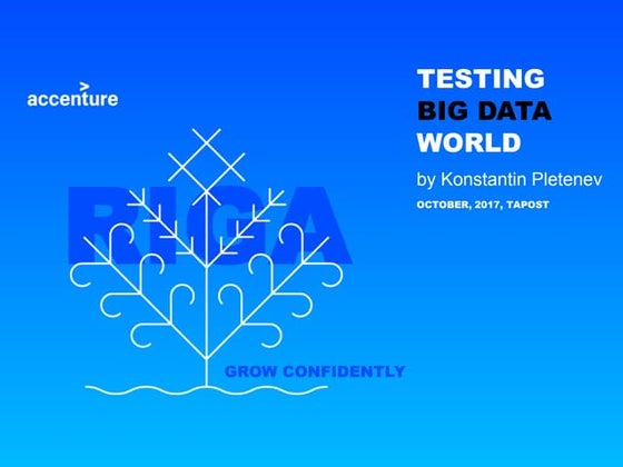 Infographic Things You Should Know About Big Data Testing | PDF