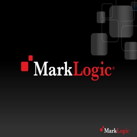 Big Data Analytics with MarkLogic | PPTX