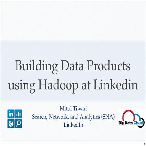 Building Data Driven Products at Linkedin | PDF | Programming Languages | Computing