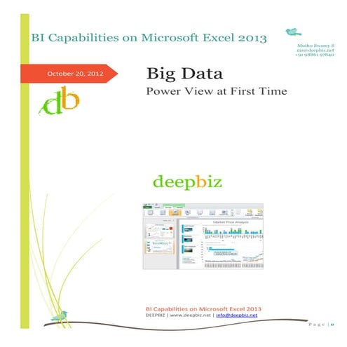 Big data power view | PDF