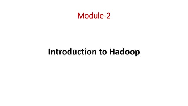 Big Data Analytics Module 2 Vtu Engineeringpptx