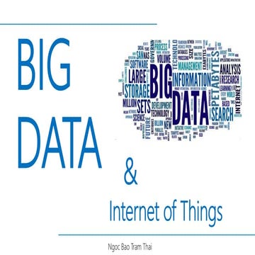 Big Data and Internet of Things | PPTX | Internet | Computing