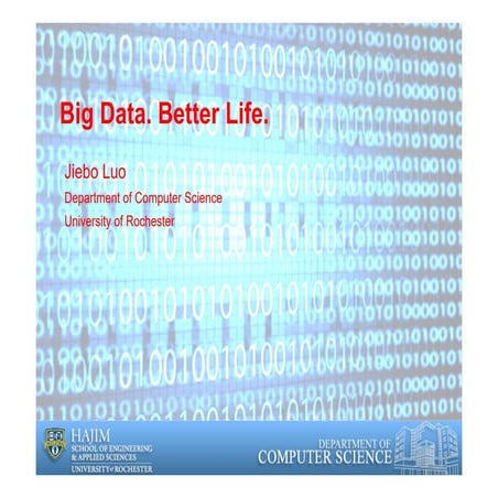 Big Data Better Life | PPT