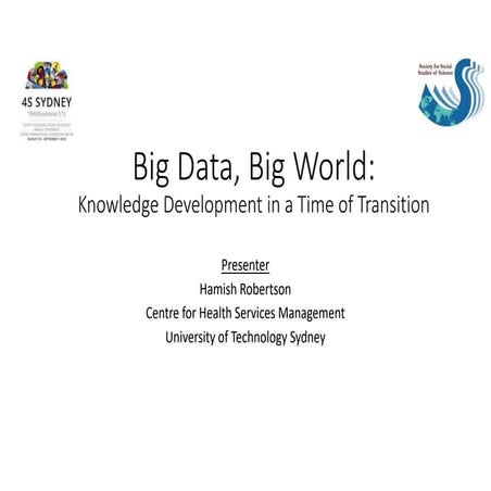 Big data, big world | PPT