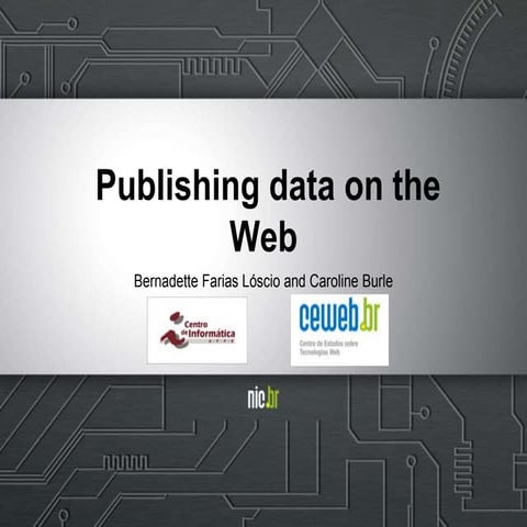 Publishing Data on the Web | PPT