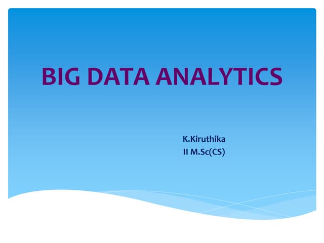 Bigdata Analytics Kkiruthika 2nd Msccomputer Science Bon Secoures