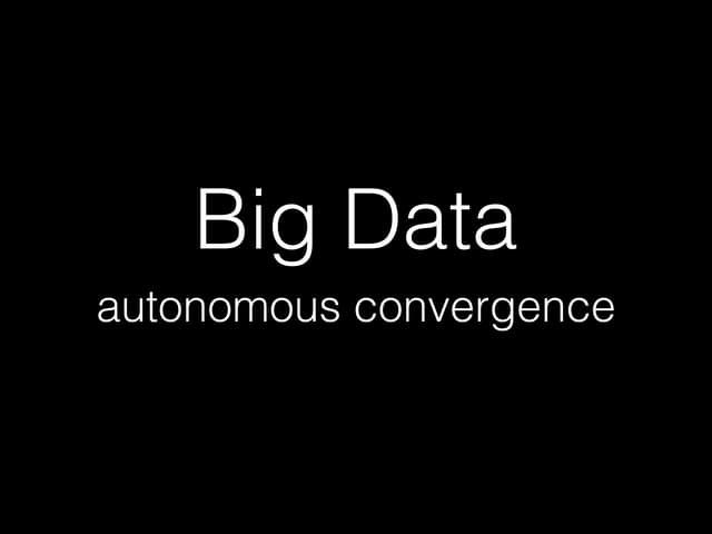 Big Data Framework Ppt