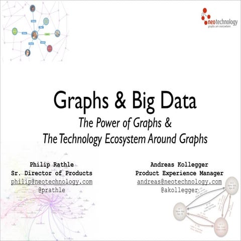 Graphs And Big Data Philip Rathle And Andreas Kollegger Big Data