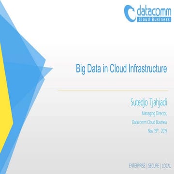 Big data on cloud infrastructure | PPT