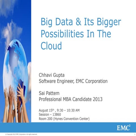Big Data and its Possibilities in the Cloud | PPT