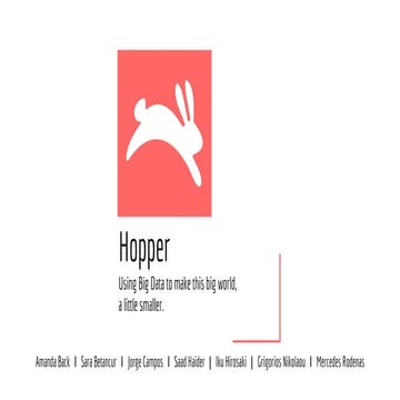 Hopper App - Big Data | PPT