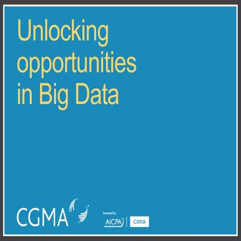 Unlocking opportunities in Big Data | PPTX