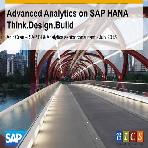 SAP BID DATA & Technology Summit - Israel-July 15 | PPT