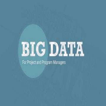 Big Data Analytic, Learn How Project Managers Can Improve Their Skill ...