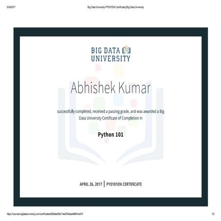 Python_Big Data university | PPT