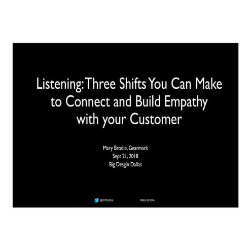 Empathy 101 | PDF