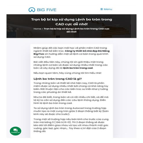 lệnh bo tròn trong cad | PDF