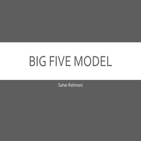 big five model.pptx