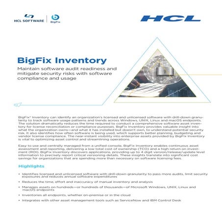 HCL BigFix- Find More, Fix More & Do More