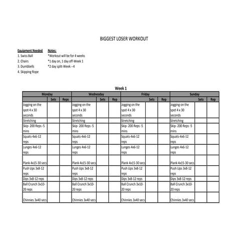 Biggest losser 1 | PDF | Bodybuilding | Sports