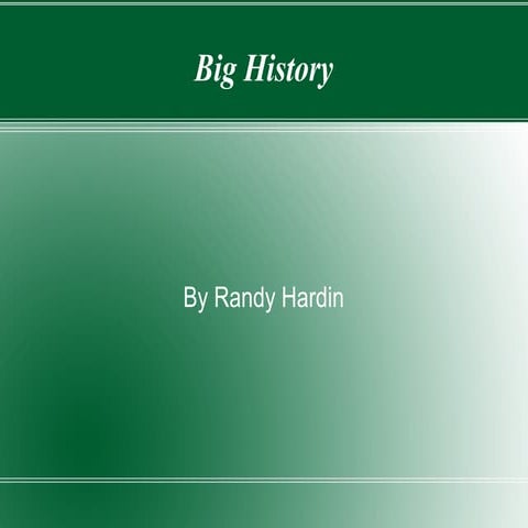Big History | PPT