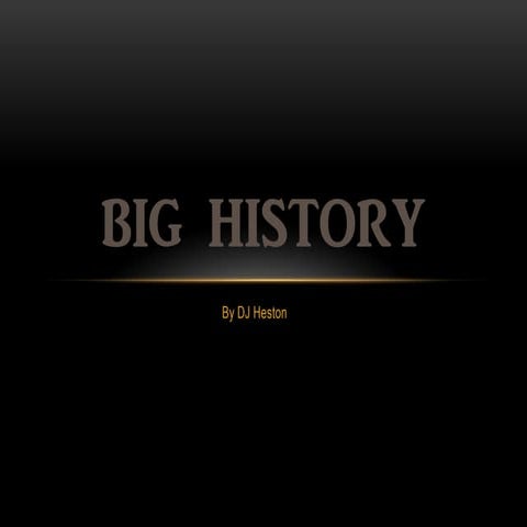 Big History | PDF