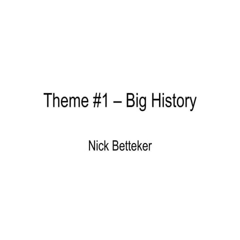 Big history | PPT