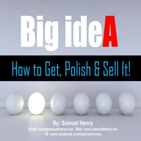 Big ideA | PPT