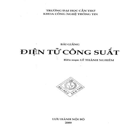 Bài giảng điện tử công suất - Trường ĐH Cần Thơ.pdf