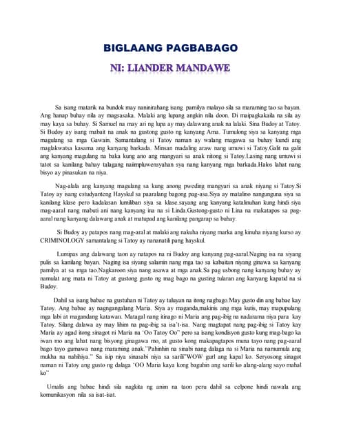 Ang Dalawang Magkaibigan | DOCX